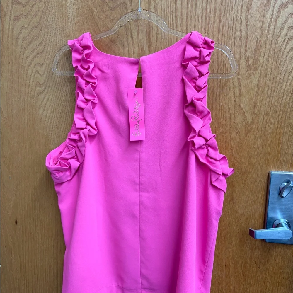 Lilly Pulitzer | Tops | Lilly Pulitzer Kailee Sleeveless Ruffle Top In ...